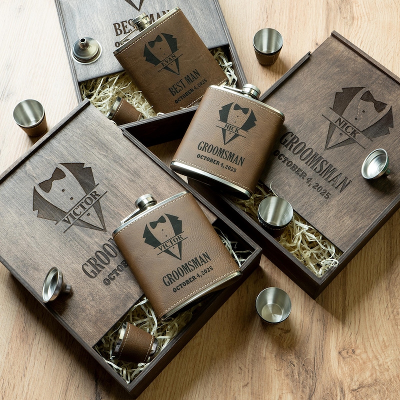 Wooden Flask - Etsy