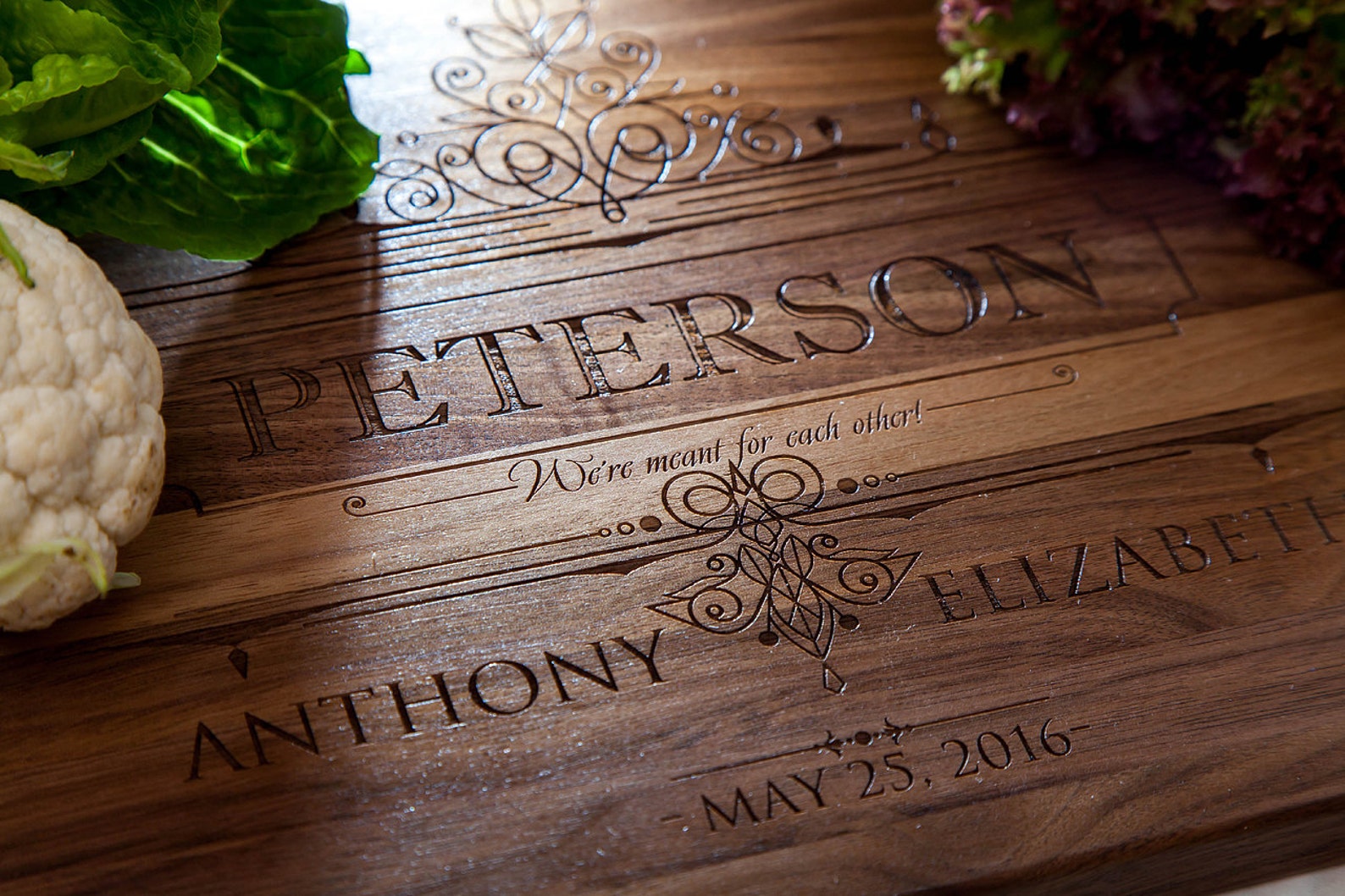 Wood Cutting Board Tree Cutting Board Couple Cutting Board - Etsy