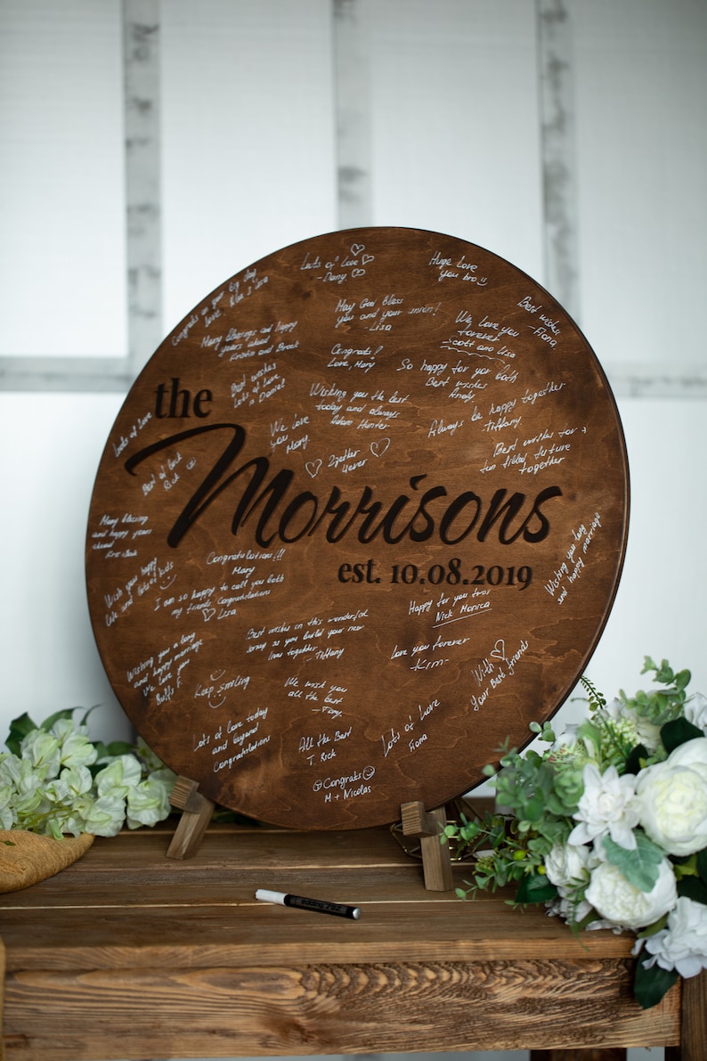 Wedding Guest Book Alternative Wedding Guestbook Alternative - Etsy