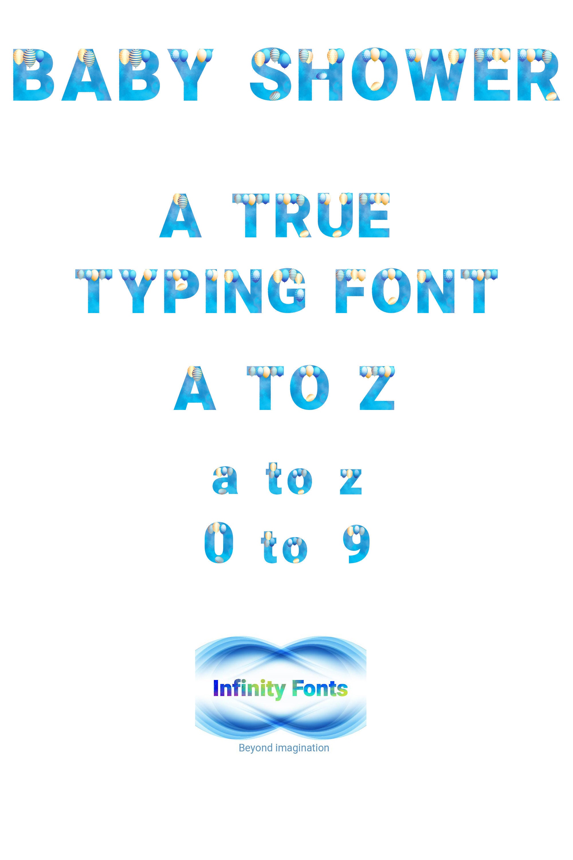 TTF/OTF Balloon True Type Font, Balloons Font, Sublimation Balloons ...