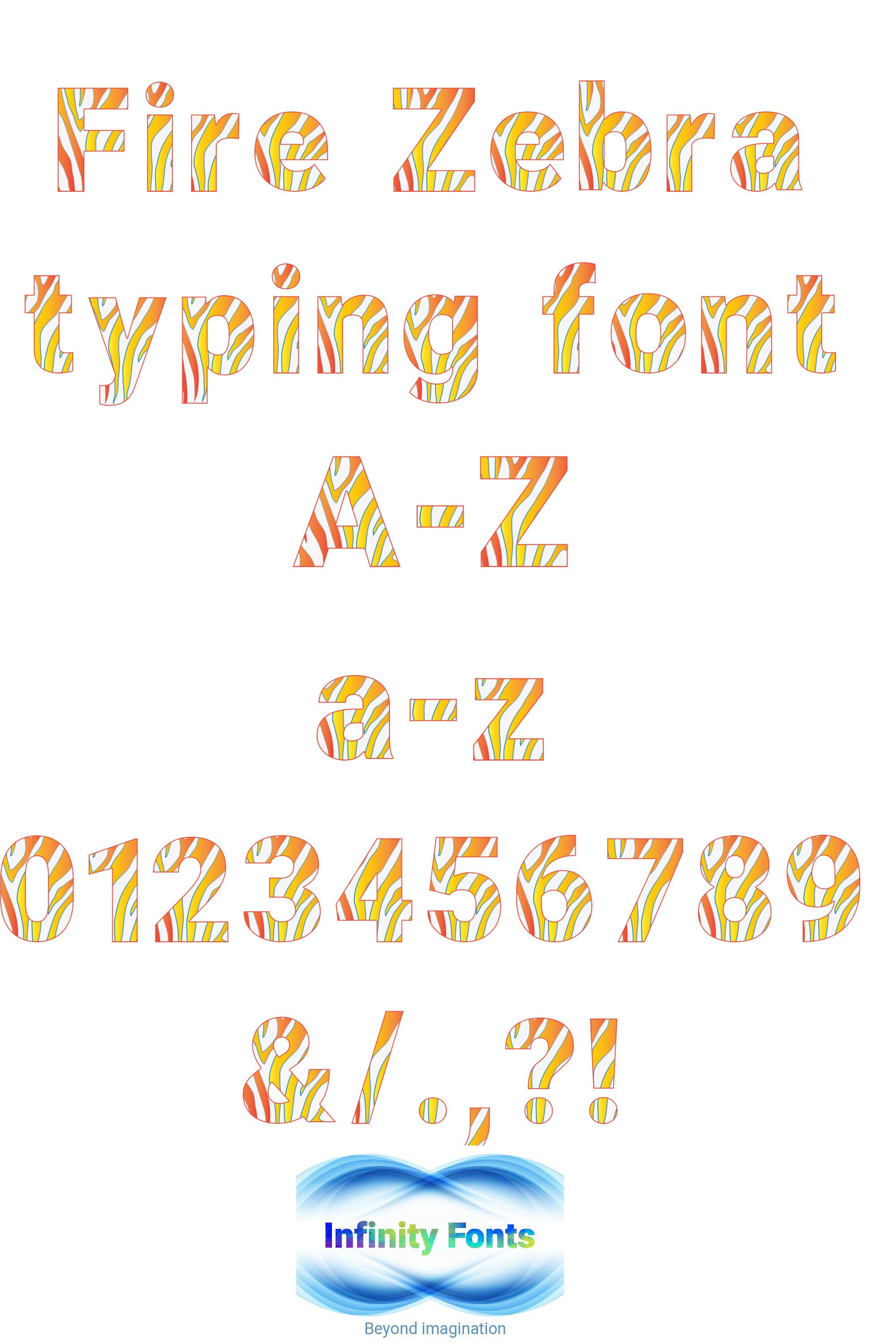 TTF/OTF Zebra True Type Font True Type Font Sublimation - Etsy Singapore
