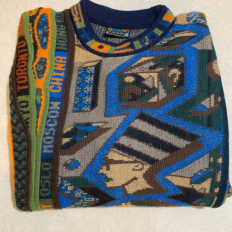 Coogi Sweater - Etsy
