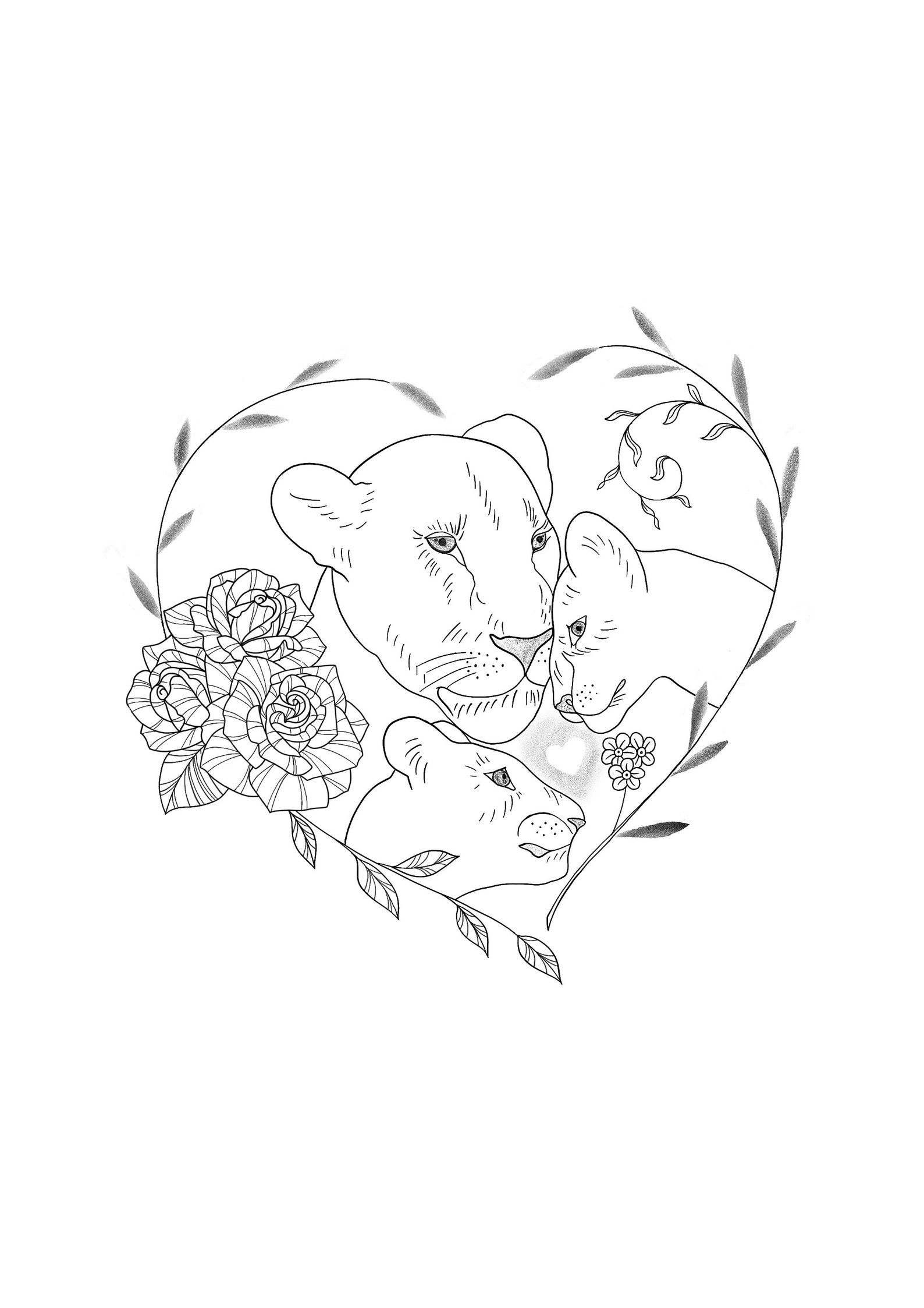 Custom Flowers With Name Drawing Birth Flower Art One Line - Etsy