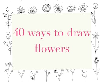 How to Draw Flowers, 25 Step-by-step Drawing Tutorials With Written ...