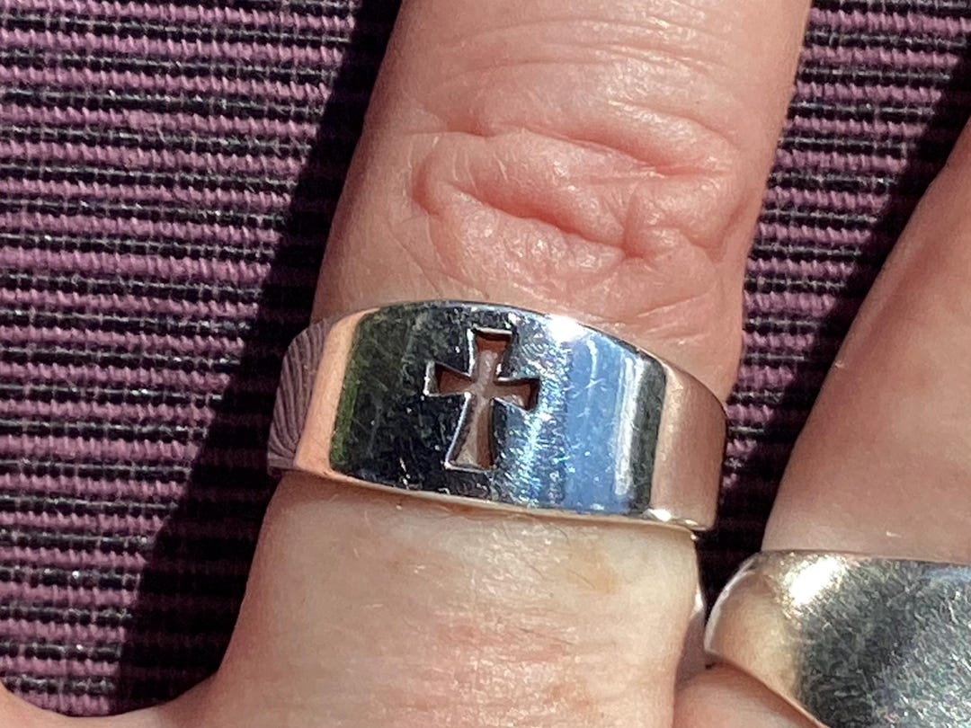 James Avery Crosslet Cut Out Sterling Ring: Size 7 - Etsy