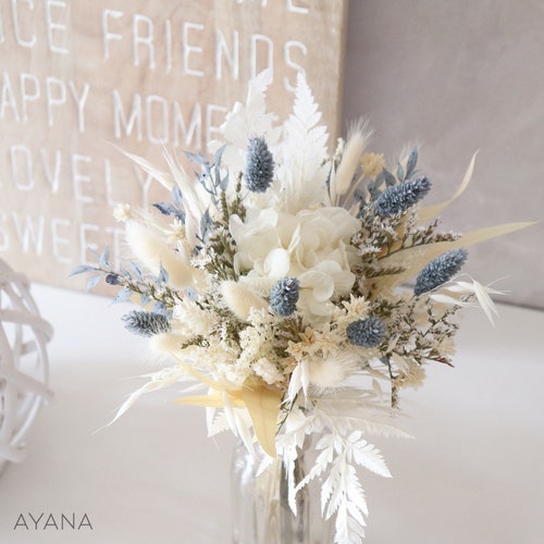 Dusty Blue Aisle Flowers - Etsy