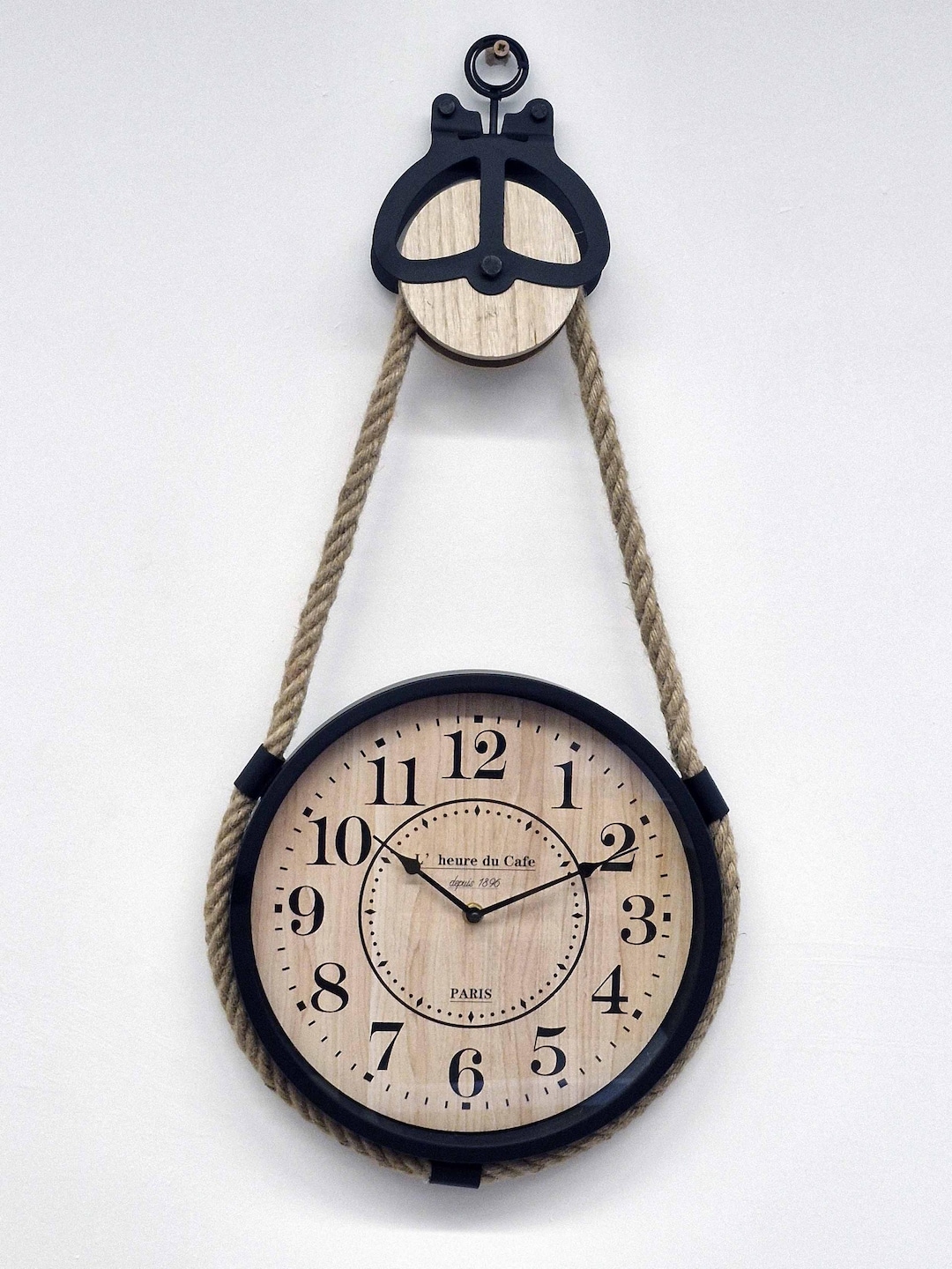 Hanging Rope Clock - Etsy UK
