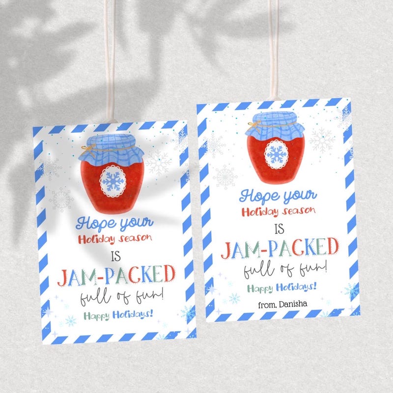 Holiday Jam Labels - Etsy