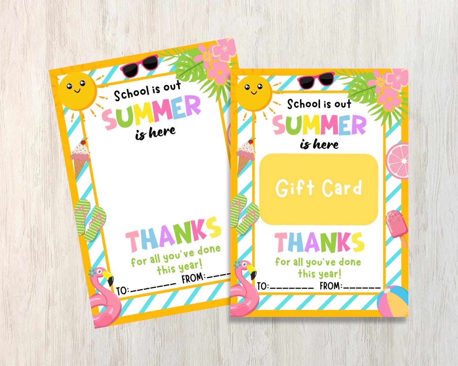 EDITABLE Teacher GIFT CARD Holder, Teacher Coffee Gift Card Holder ...