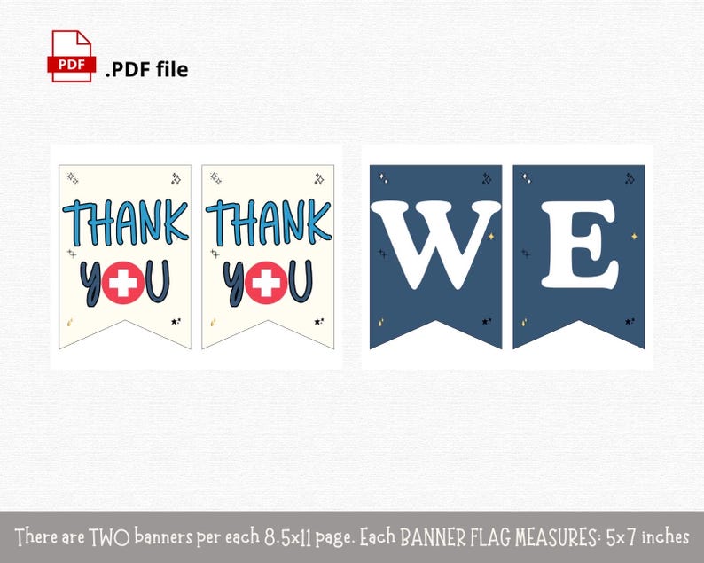 Transplant Nurses Week Banner Printable: Appreciation Decor (digital ...
