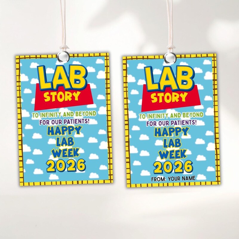 Lab Week 2026 Tags - Etsy