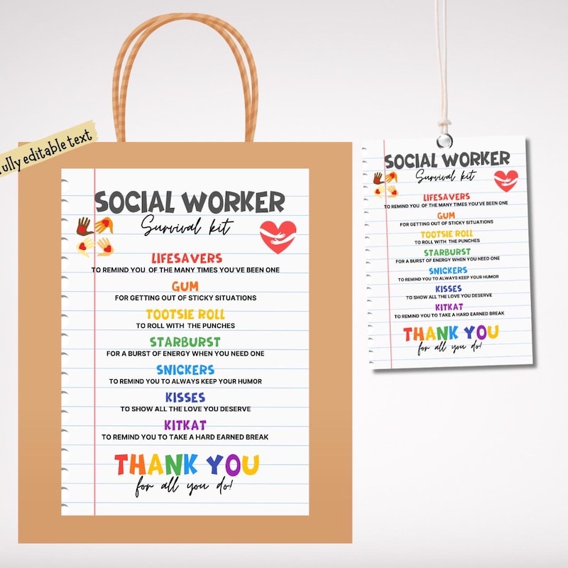 Social Work Survival Kits - Etsy