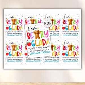 I'm Beary Glad You're in My Class, Going to Be a Great Year Student ...