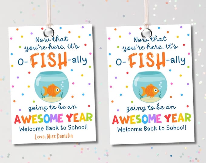 Back to School Printable Gift Tags, Teacher Gift Tags, First Day of ...
