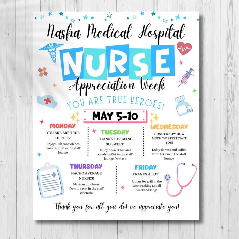 Printable Calendar Nurse - Etsy