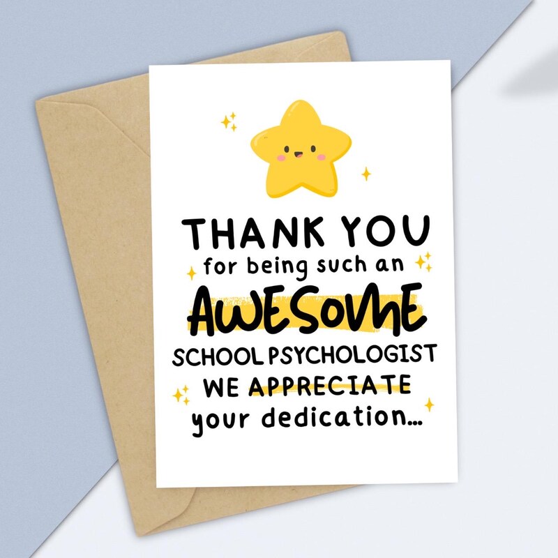 School Psychologist Gift Keychain - 60+ Gift Ideas for 2025