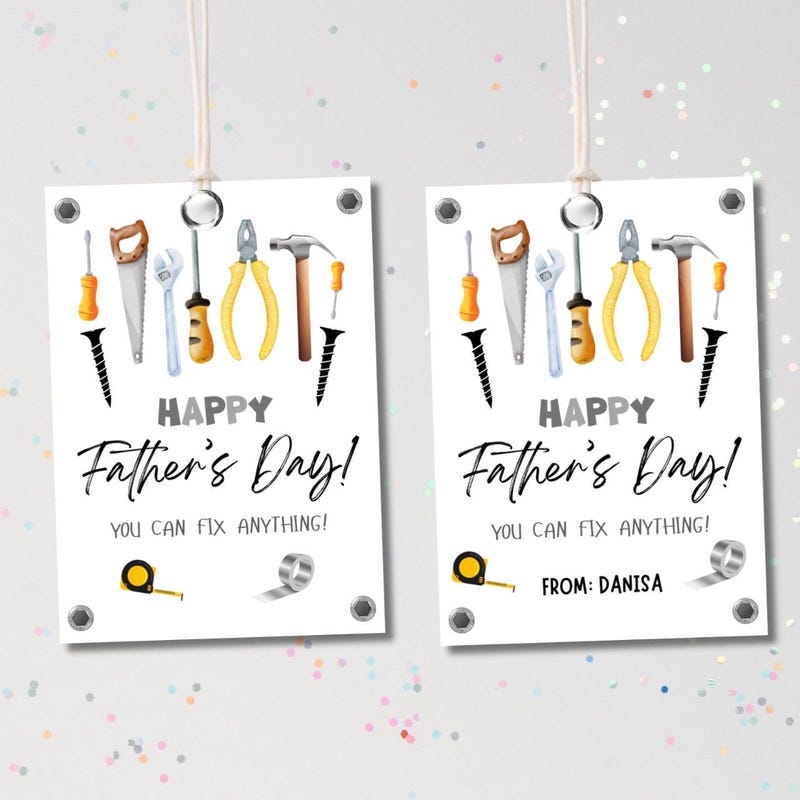 Fathers Day Tag - Etsy