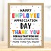 Employee Appreciation Printable Sign, Employee Appreciation Day Sign ...