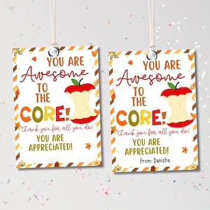 Teacher Appreciation Week Tag Printable, Apple Teacher Appreciation Tag ...