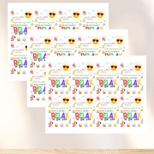 Summer Teacher Appreciation Gift Tag End of School Year Tag Your Turn ...
