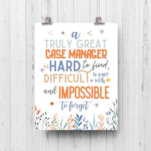 Case Management Week Printable Signs: Case Manager Appreciation Decor ...