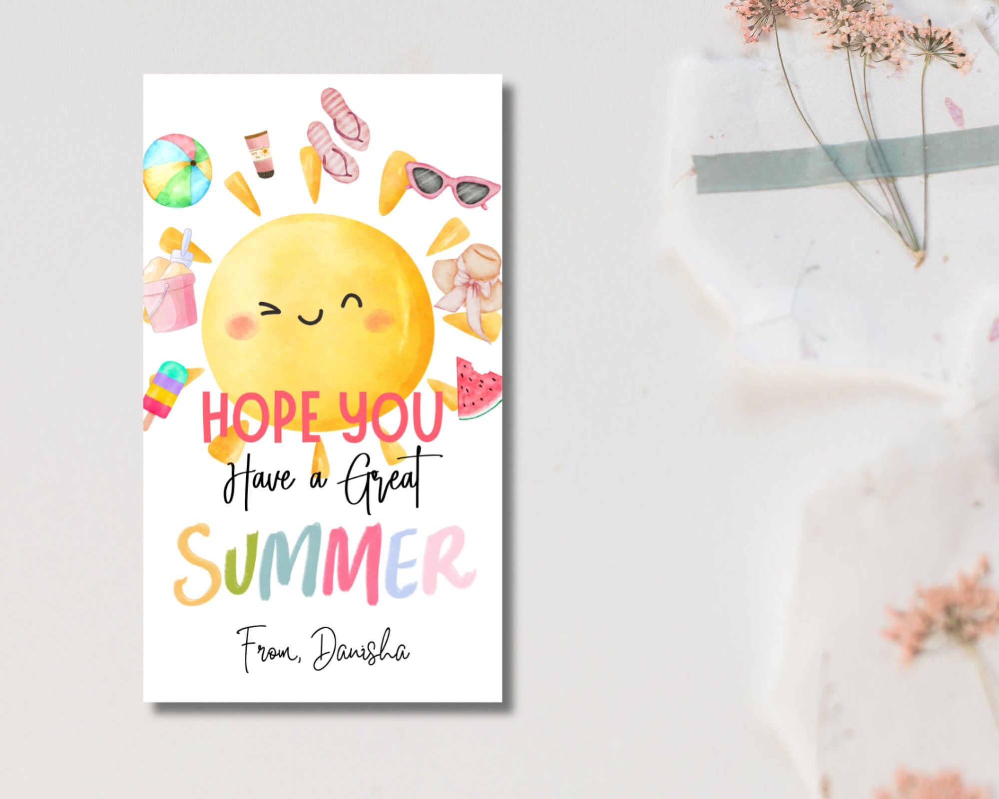 Friendship End of School Classroom Gift Tag End of Year Gift Tags Kids ...