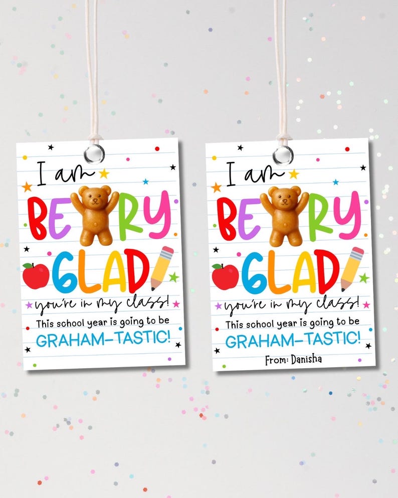 I'm Beary Glad You're in My Class, Going to Be a Great Year Student ...