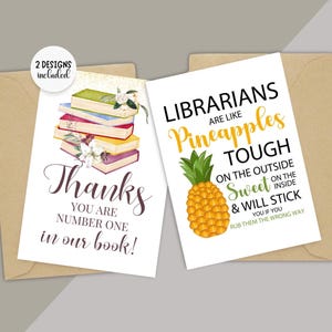 School Librarian Card Printable, School Librarian Appreciation Card ...