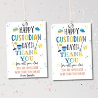 Custodian Day Sign, School Custodian Day Banner, Custodian Appreciation ...