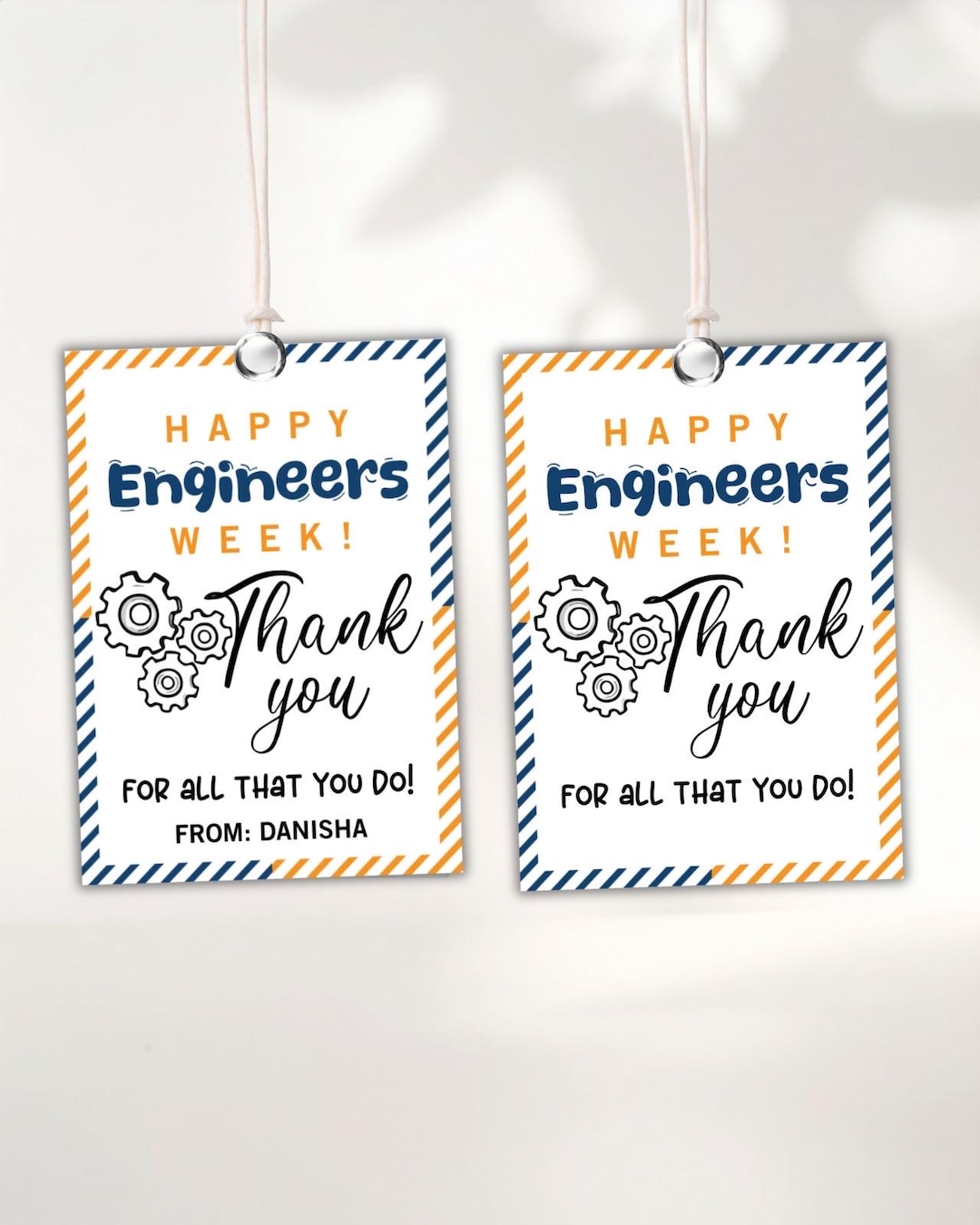 Printable Engineers Week Gift Tags Printable / Engineer Week Gifts ...