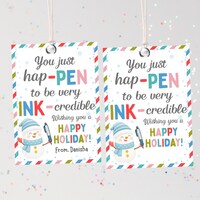Printable/editable You Just Hap-pen to Be Ink-credible Marker Pen Flair ...