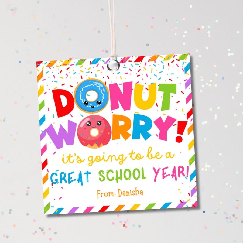 Donut Worry Be Happy - Etsy