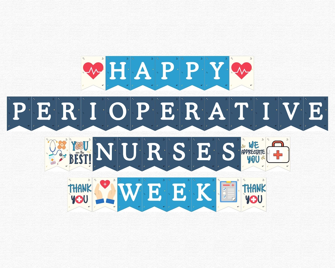 Nurse Week Printable Banner, Happy Nurse Week Sign, Nurse Appreciation ...