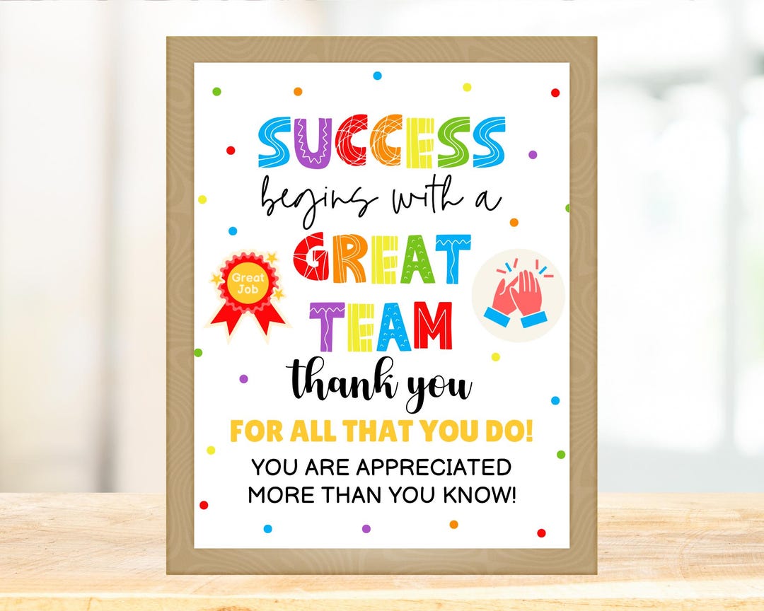 Employee Appreciation Day Sign Printable / Employee Appreciation Day ...
