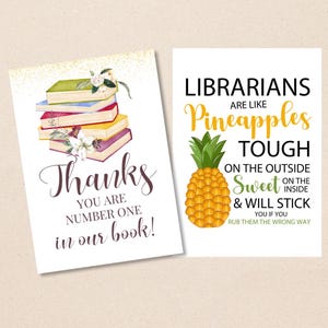 School Librarian Card Printable, School Librarian Appreciation Card ...