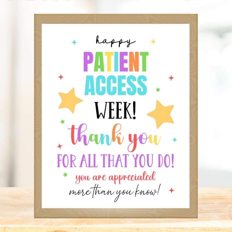 Patient Access Week - Etsy
