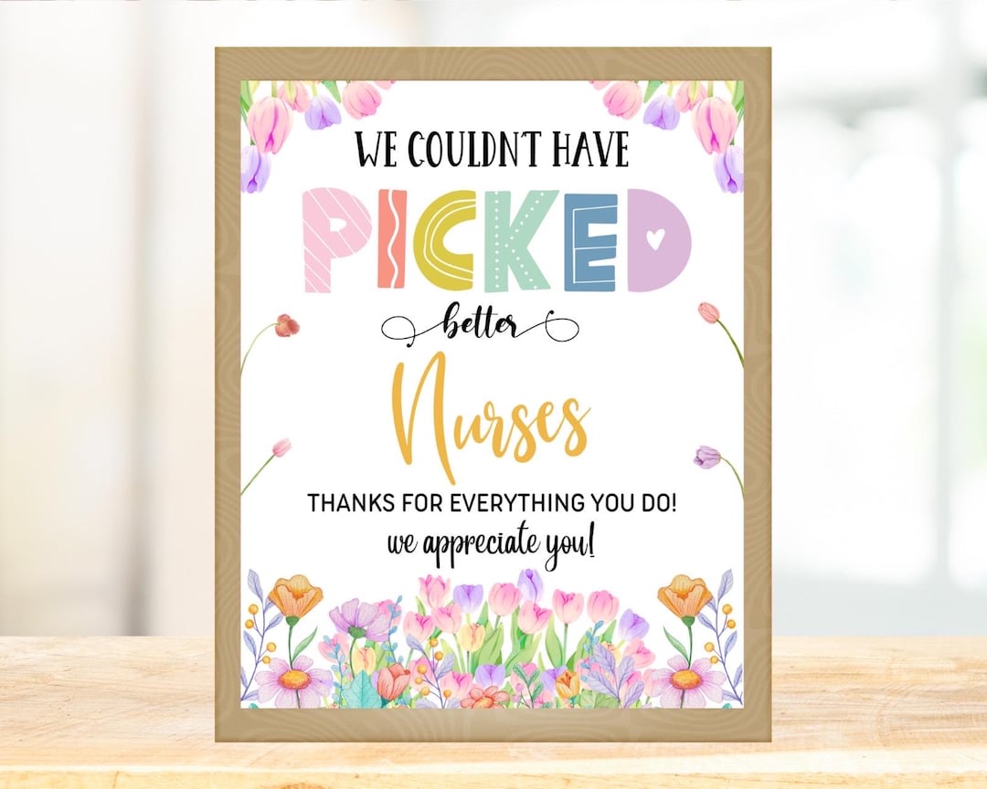 Nurses Week Treat Sign Printable, Nurse Week Treat Sign, Nurse Week ...