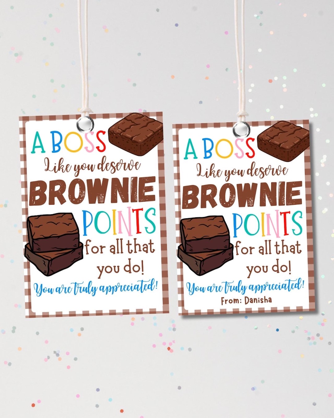 Boss’s Day Gift Tags Printable: Thank You Appreciation for Manager or ...