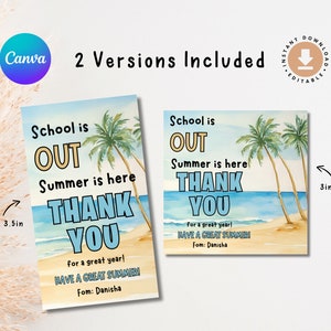 Editable Teacher Appreciation Gift Tags Sunshine Thank You Tag Schools ...