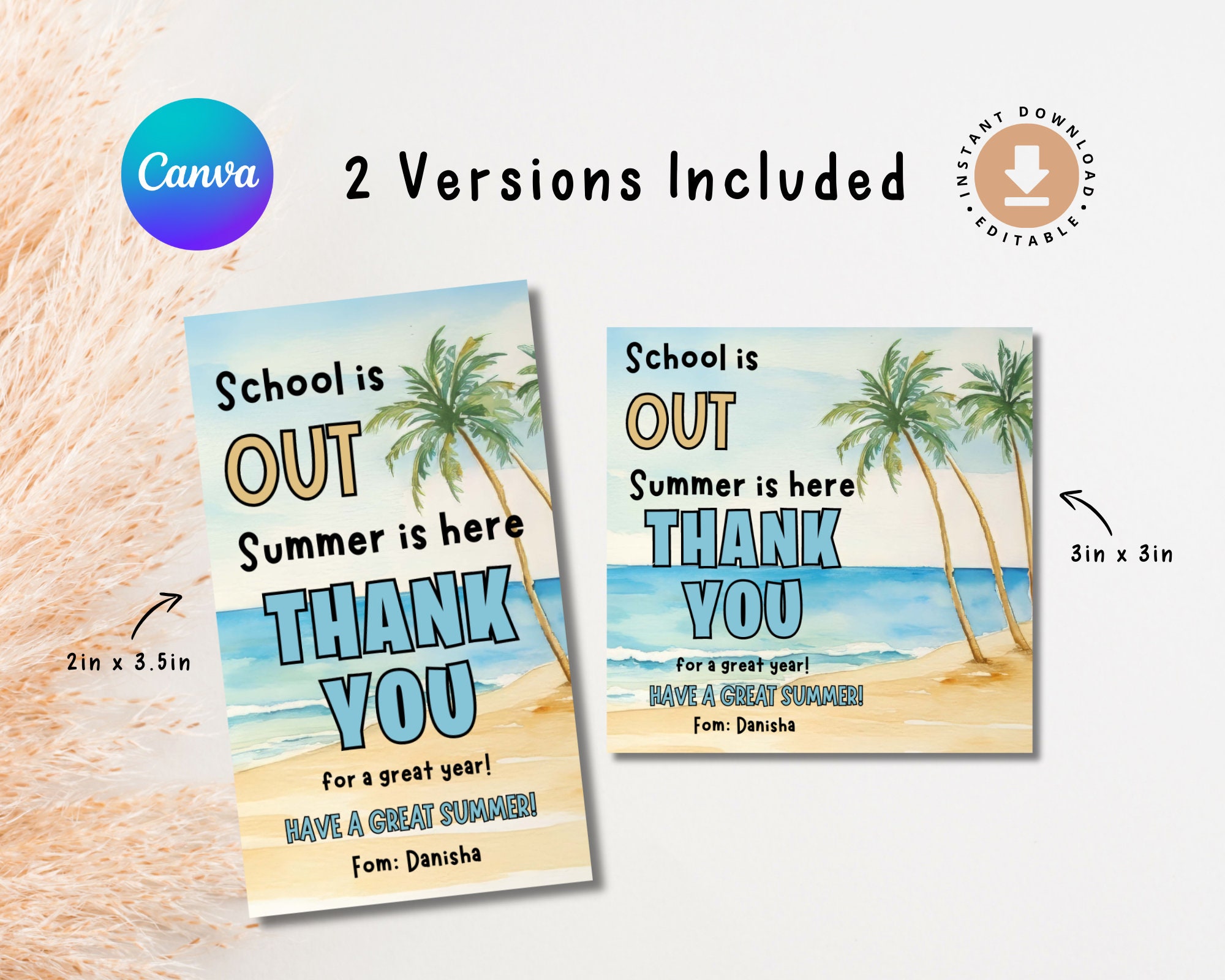 Editable Teacher Appreciation Gift Tags Sunshine Thank You Tag Schools ...