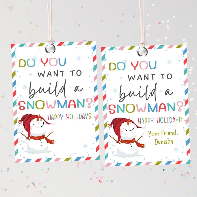 Build a Snowman Treat Kit - Etsy