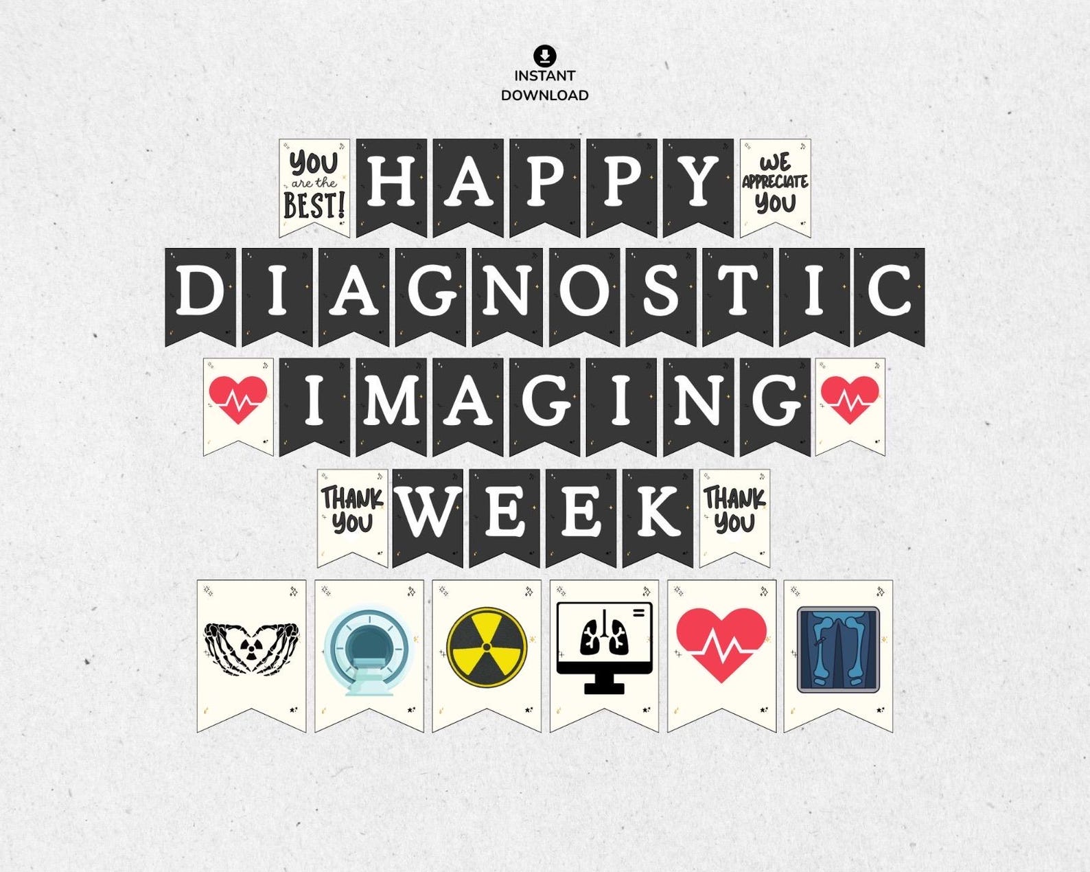 Diagnostic Imaging Week Printable Sign, Diagnostic Imaging Week Banner ...