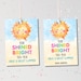 You Shined Bright This Year Tag End of the Year Tag Classroom Tags ...