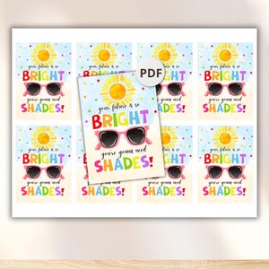 End of the Year Sunglasses GIFT TAGS, Future so Bright Gonna Need ...