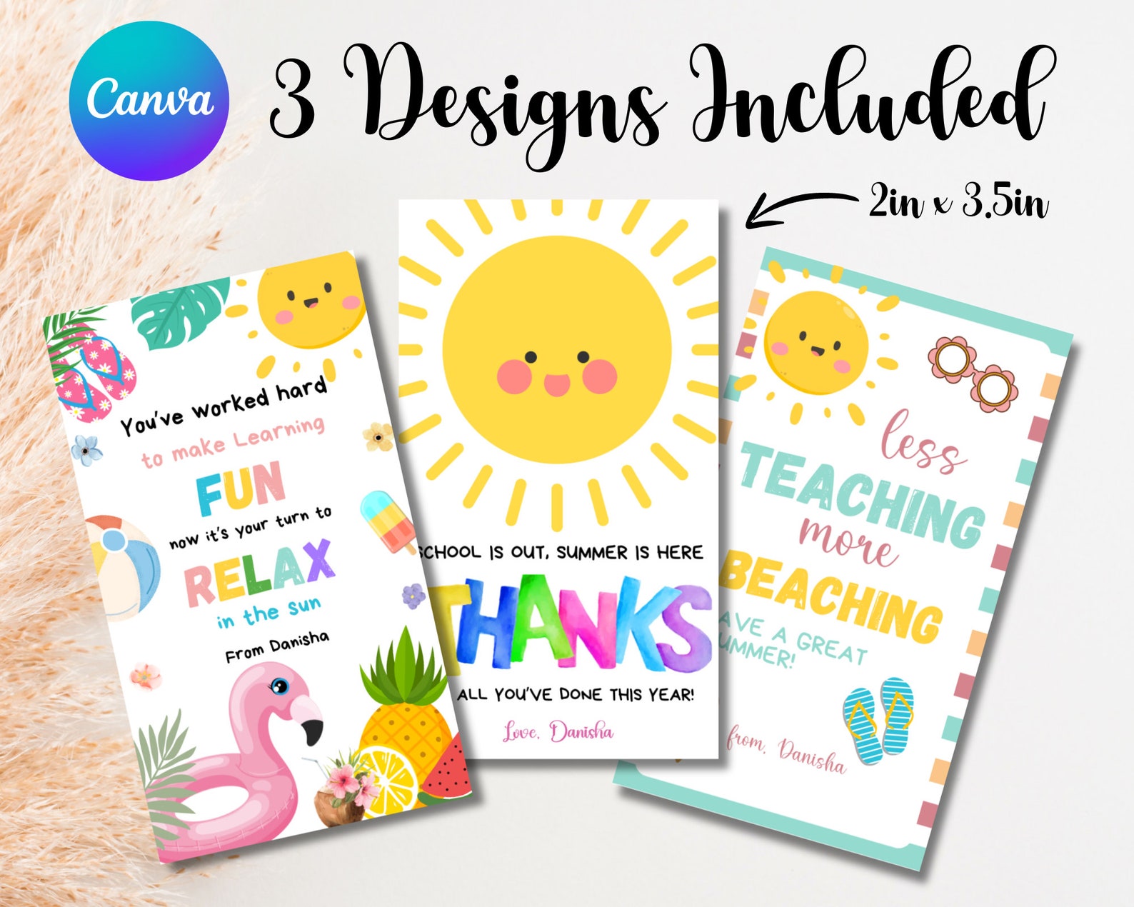 Summer Teacher Appreciation Gift Tag Template, Printable Your Turn to ...