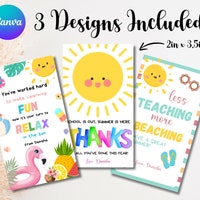 Teacher Appreciation Tags, You Have Worked Hard, Summer Break, Beach ...