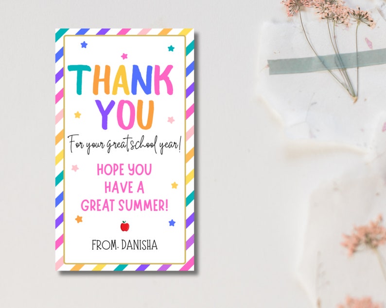 Last Day of School Tag, End of Year Friends Gift Tags Png,great Summer ...