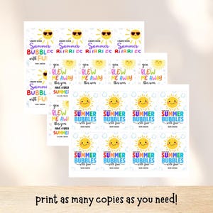 You Blew Me Away Gift Tag Template, Printable End of School Year Tags ...