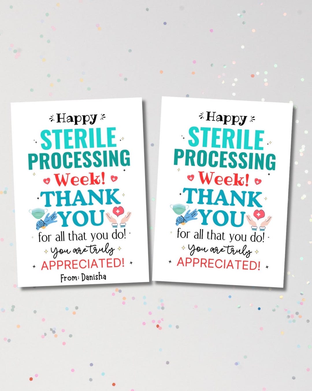 Sterile Processing Week Printable Tags: SPD Tech Gift (digital Download ...
