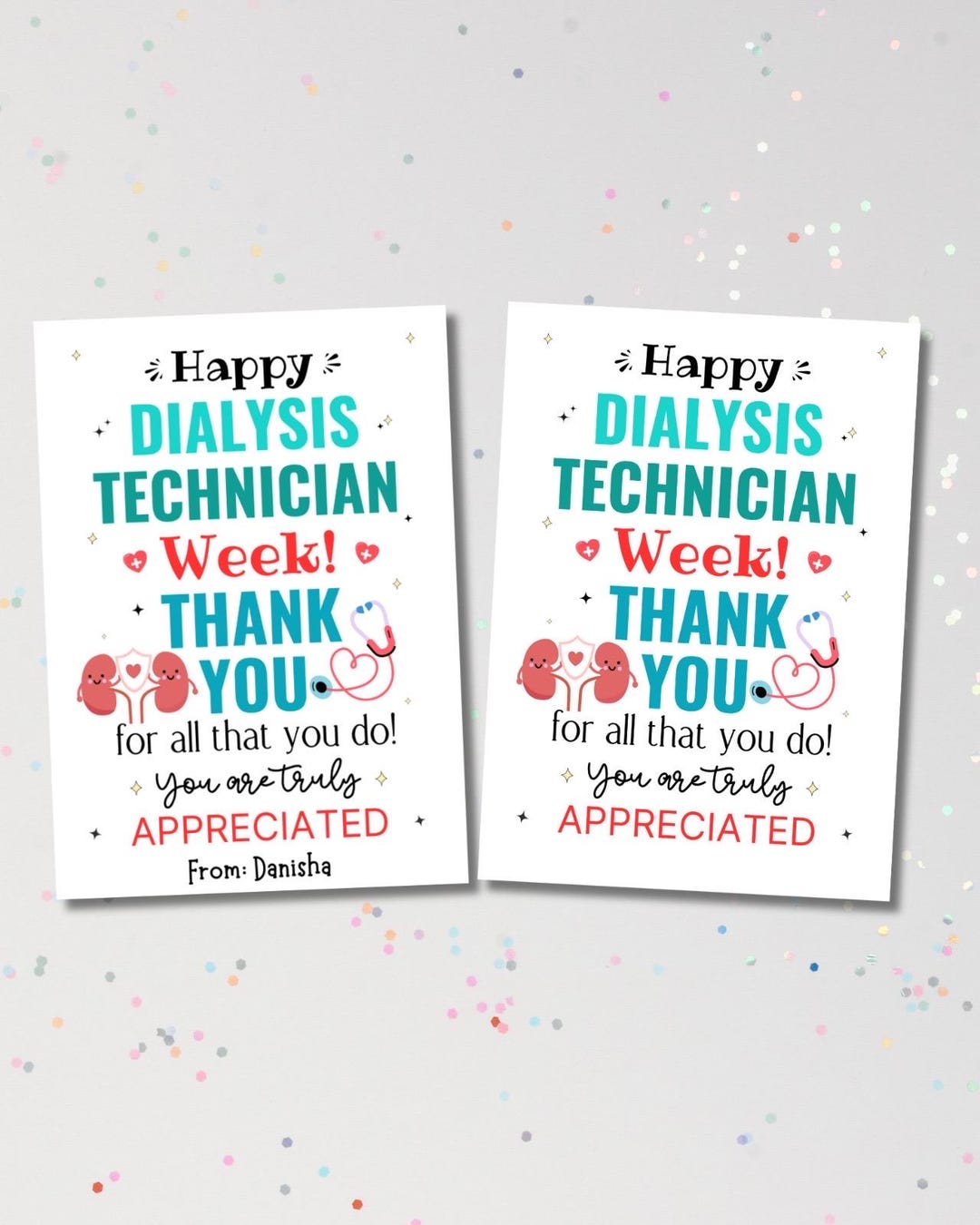 Dialysis Tech Week Printable Tag, Dialysis Tech Gift Tags, Dialysis ...